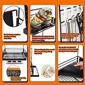 Under Sink Organizer and Storage, Under Sliding Cabinet Basket Organizer 2-Tire Under Kitchen Bathroom Sink Storage, Multi-Purpose Under Sink Shelf Organizer Black,White