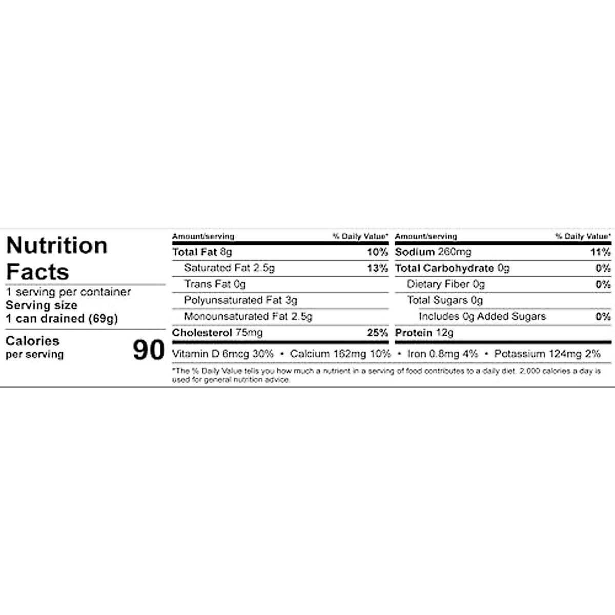 Chicken of the Sea Sardines in Water, Wild Caught, 3.75 oz. Can (Pack of 18)