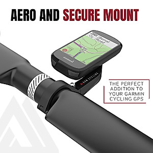 KOM Cycling Aero Garmin Bike Mount from GoPro Adapter for Garmin Bike Mounts and Wahoo Elemnt Mounts Bundle