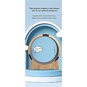100x39x92cm Silent Pet Treadmill, Wooden Spinner Exercise Wheel Running Wheel, Cat Climbing Frame Weight Loss Device