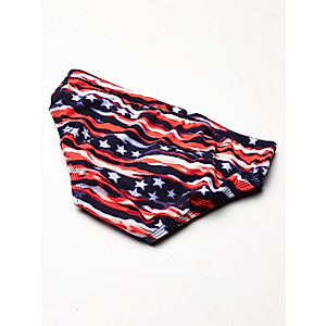 TYR All Amrcn Male Racer, RD/WHT/BLU, 26