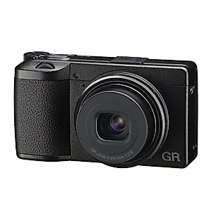 Ricoh GR IIIx Digital Camera with Soft Case, Rechargeable Lithium-Ion Battery and 64GB SD Card Bundle (4 Items)