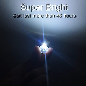 JJGoo 30pcs LED Balloon Light Mini Round Balls Lights, Waterproof Tiny Led Light Long Standby Time Lights for Balloon Paper Lantern Easter Eggs Birthday Party Wedding Halloween Christmas Decoration