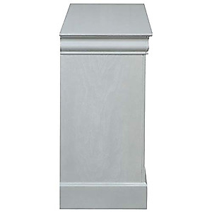 Acme Furniture Dresser with 6 Storage Drawers, Grey