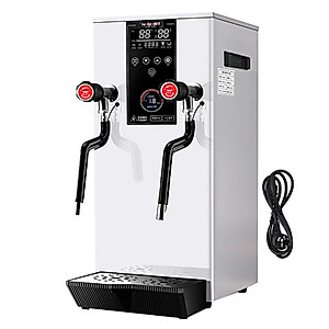 Electric Milk Frother - 12L Coffee Milk Foam Machine Steamer | 110 V Milk Foamer, Steam Milk Frothing Machine for Espresso Coffee Tea Coffee Shop Dessert Shop