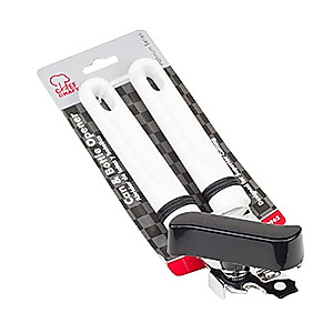 Chef Craft Basic Stainless Steel Can Bottle Opener, 8 inches in length, White