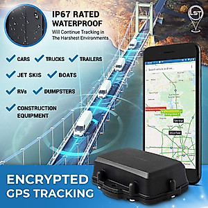LoneStar Tracking GPS Tracker: Oyster3 4G/5G - Long Battery Life Hidden Car GPS Tracker Device, Anti-Theft Car Security for Vehicles,Cars,Trucks, Assets, Real-Time GPS Tracking (Subscription Required)