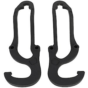 SCITOO Heavy Duty Front Tow Hooks Compatible with 2009-2010 for Dodge for Ram 1500, 2011-2019 for Ram 1500 Replace 82210967 68196982AA,Black