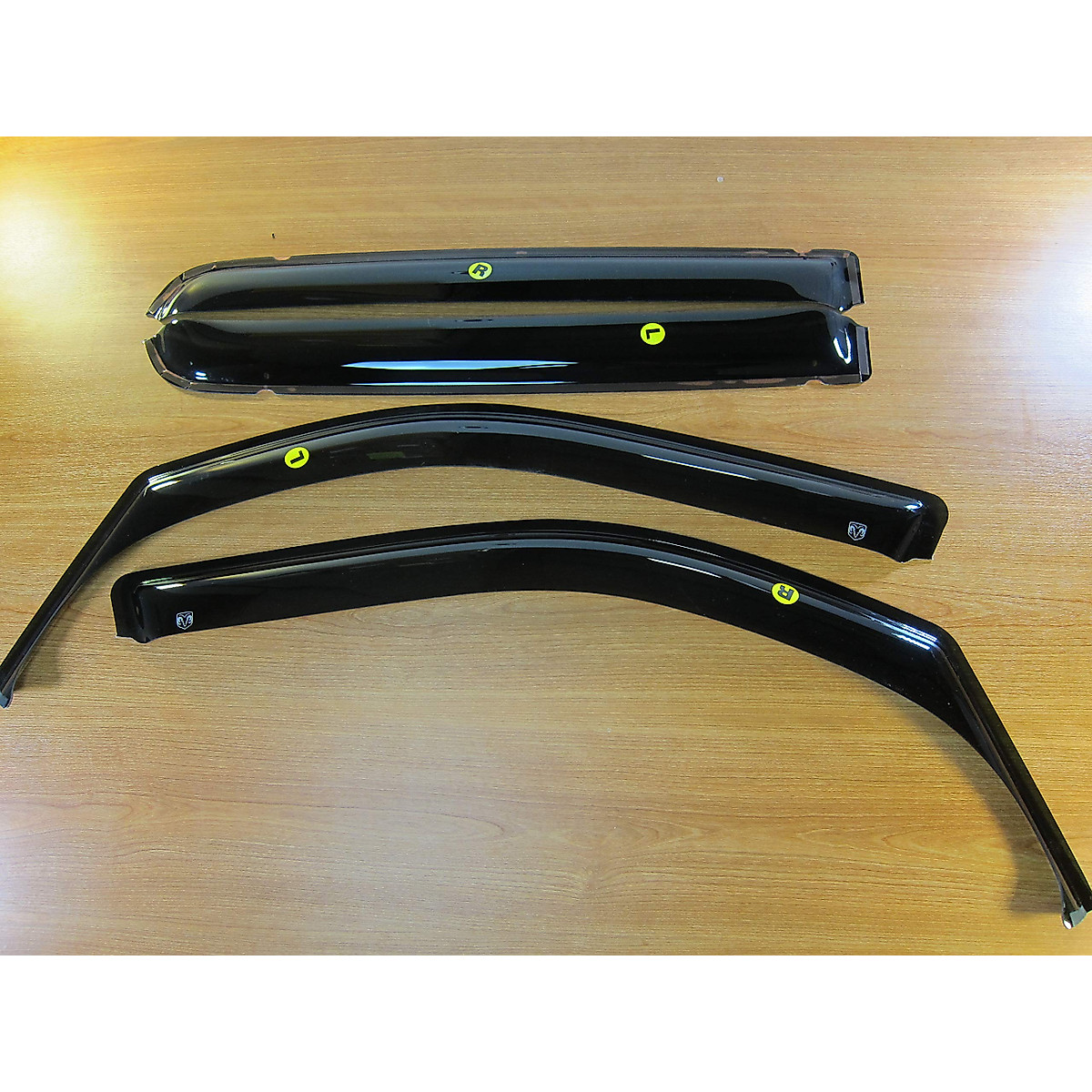 2011-2019 Dodge Ram 1500 DT Side Window Air Deflectors New Mopar OEM