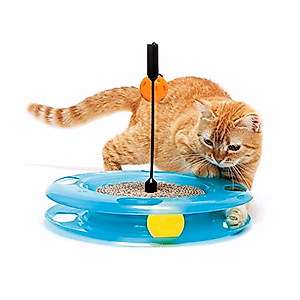 Kitty City Swat Track Cat Toy, 3 Toys in 1 Cat Toy for Cat and Kitty, 10.5" x 12.00" x 12.00, CM-0209-CS01