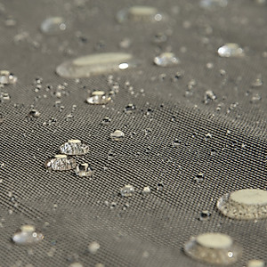 Budge NeverWet Mojave Patio Loveseat Cover, Black Ivory, Small