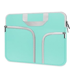 HESTECH 10 Inch Laptop Case with Handle,Tablet Sleeve Case Protective Cover Carrying Bag for Chromebook Duet 10.1"/11Inch IPad Air M2/9.7 10.5 11 Inch IPad Pro/Samsung Galaxy Tab 10.1 S6 Lite,Green