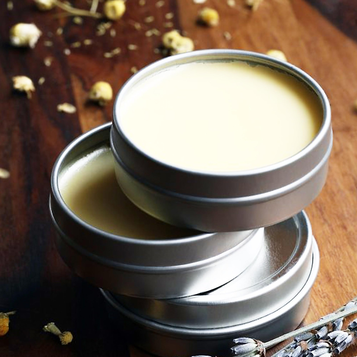 72 Pack 2 Oz Metal Round Tin Containers with Slip-on Lid, Empty Food-grade Tins with Slipcover Lid for Balms, Cosmetics, Candy, Candles, Lotion, Salves 60 mL