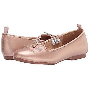 OshKosh B'Gosh girls Perl Ballet Flat, Blush, 7 Toddler US