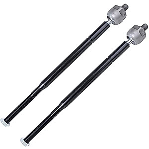 Detroit Axle - Front Lower Control Arms w/Ball Joints, Inner Outer Tie Rods, Front Sway Bar Links Replacement for 2004-2008 Pacifica - 8pc Set