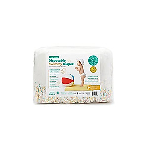 Little Toes Natural Disposable Swimmy Baby Diapers, Medium (Pack of 24)