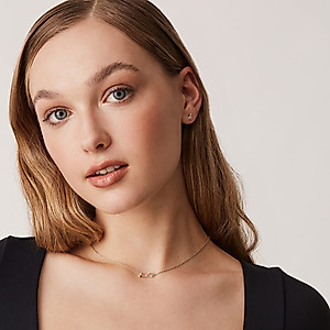 PAVOI 14K White Gold Plated Astrology Constellation Horoscope Zodiac Necklace 16-18" - Taurus