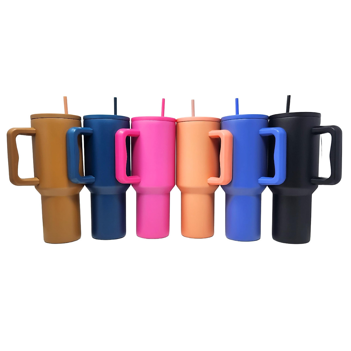 FTB Creative, Wander 40oz Tumbler, Double Wall Stainless Steel, with Lid and Straw (Melon)