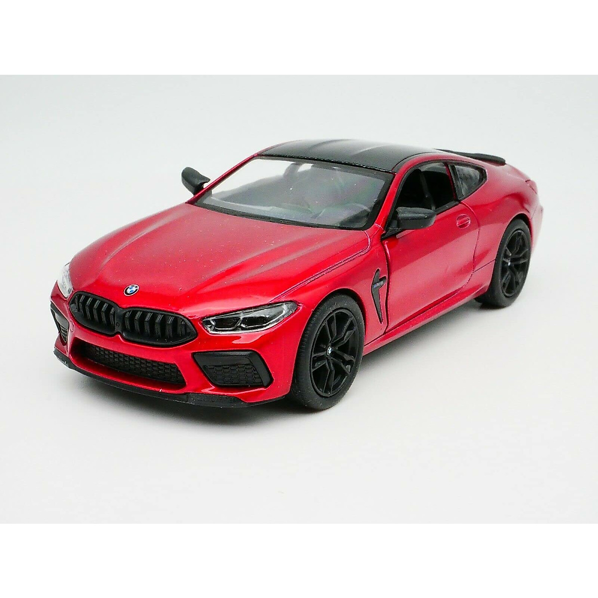KiNSMART BMW M8 Competition Coupe Red 5" 1:36 Scale Die Cast Metal Model Toy Car w/Pullback Action