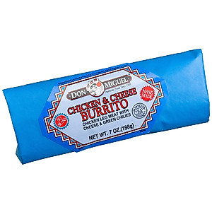Don Miguel Chicken & Cheese Burrito, 7-Ounce Individually Wrapped Packages (Pack of 12)