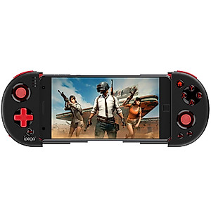 Ipega PG-9087S Wireless Game Controller, Retractable Telescopic PUBG Mobile Controller Joystick Gamepad for Android/iOS Smartphones/Tablets/Smart TV
