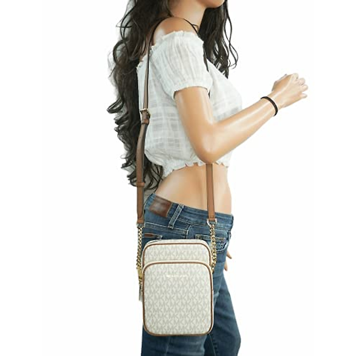 Jet Set Travel Medium Logo Crossbody Bag