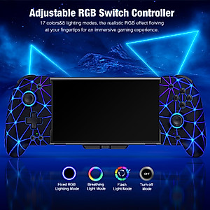 Spican Switch Controllers for Nintendo Switch/Switch OLED Controller, Switch Wireless Pro Controller One-Piece Joypad, Full-Size Ergonomic Handheld Mode Controller Gamepads Standard Controllers