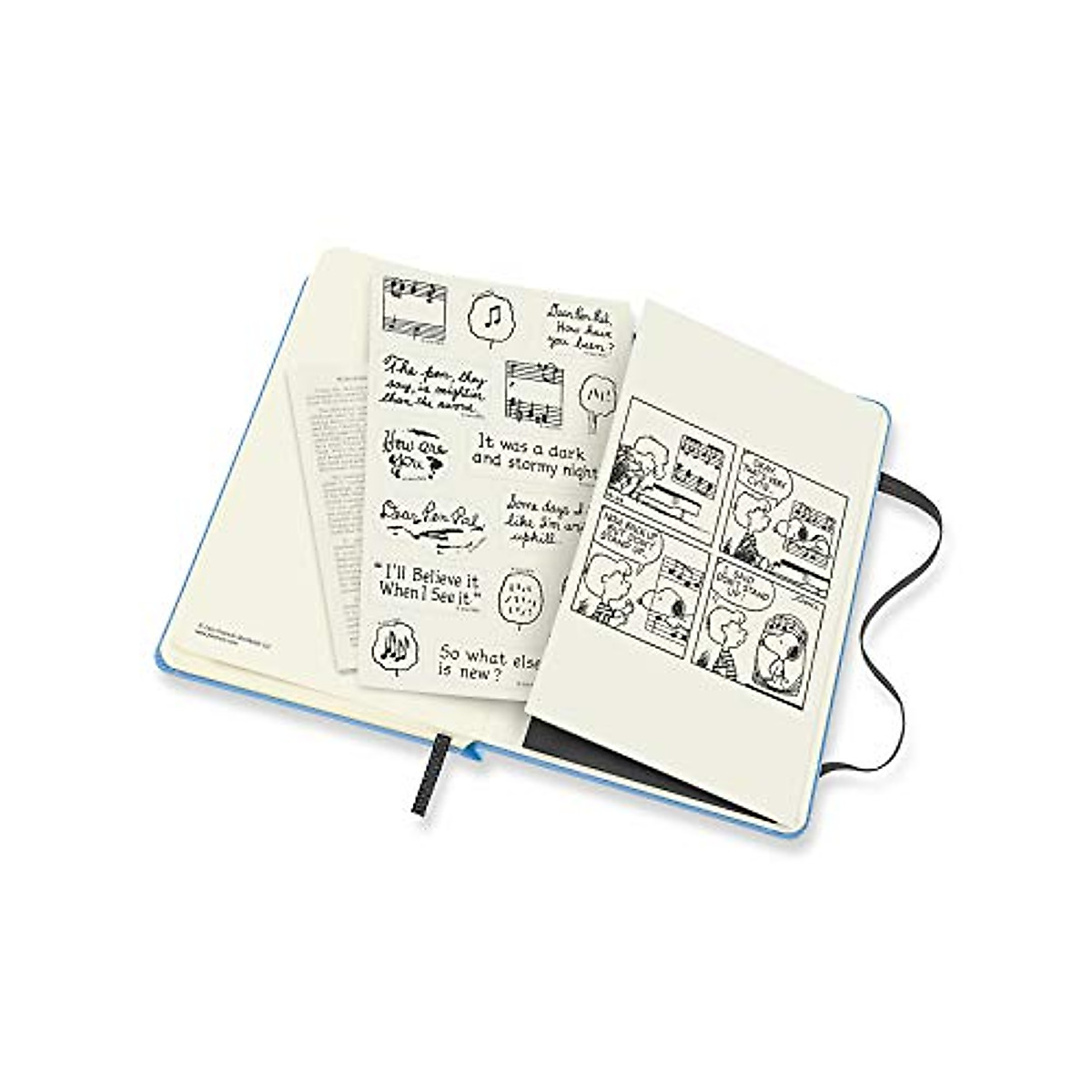 Moleskine Limited Edition Peanuts 18 Month 2021-2022 Weekly Planner, Hard Cover, Pocket (3.5" x 5.5"), Blue