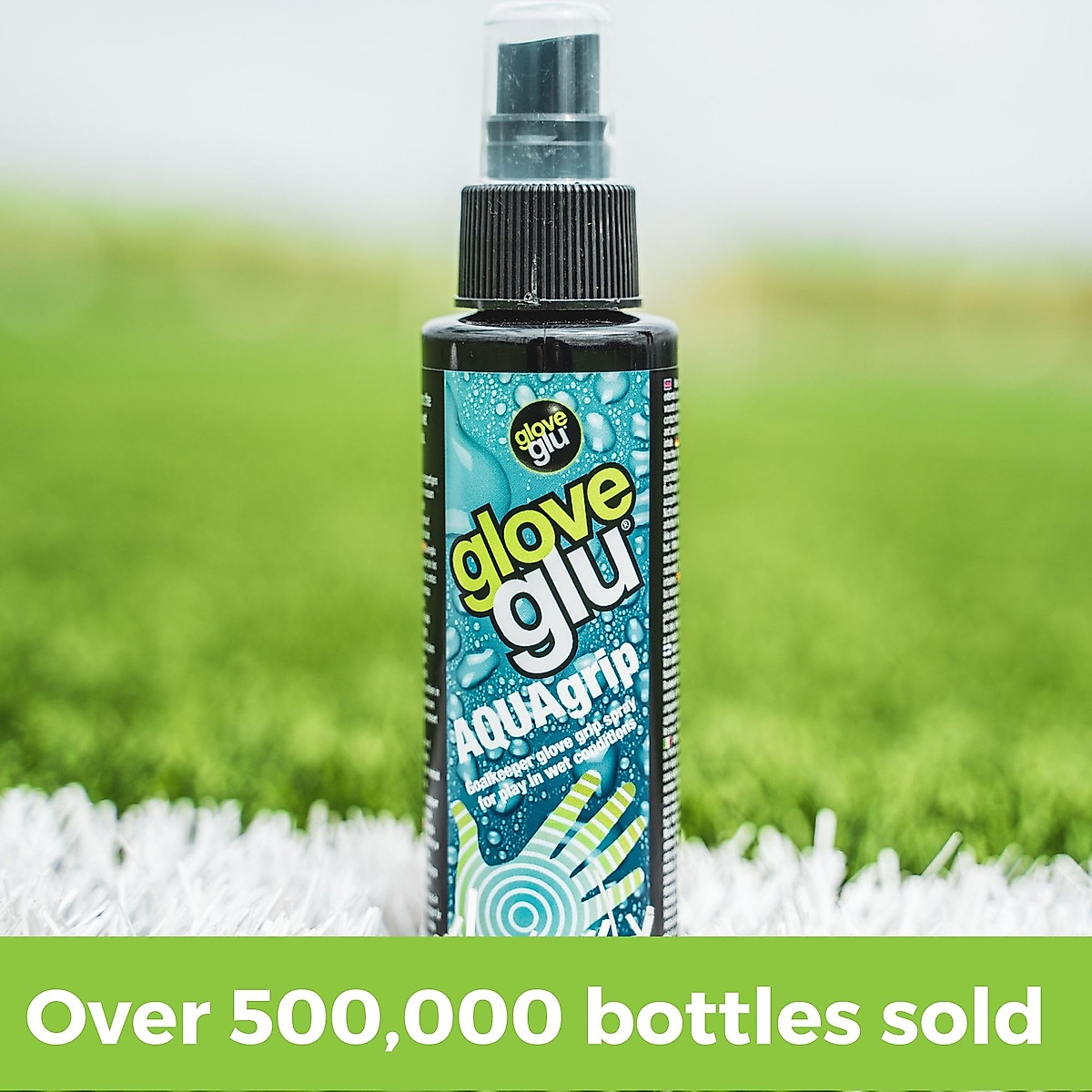 gloveglu 120ml AQUAgrip Goalkeeper Glove Spray - Perfect for Goalkeeping Gloves in Wet Conditions