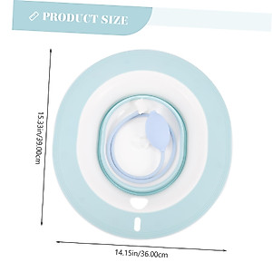 Butt Basin Postpartum Bath soak Female Sitz Bath tub Soaking tub Convenient Sitz Bath Sitz Bath Bowl Postpartum Toilet Bath Care Bathroom Basin TPR Pregnant Woman