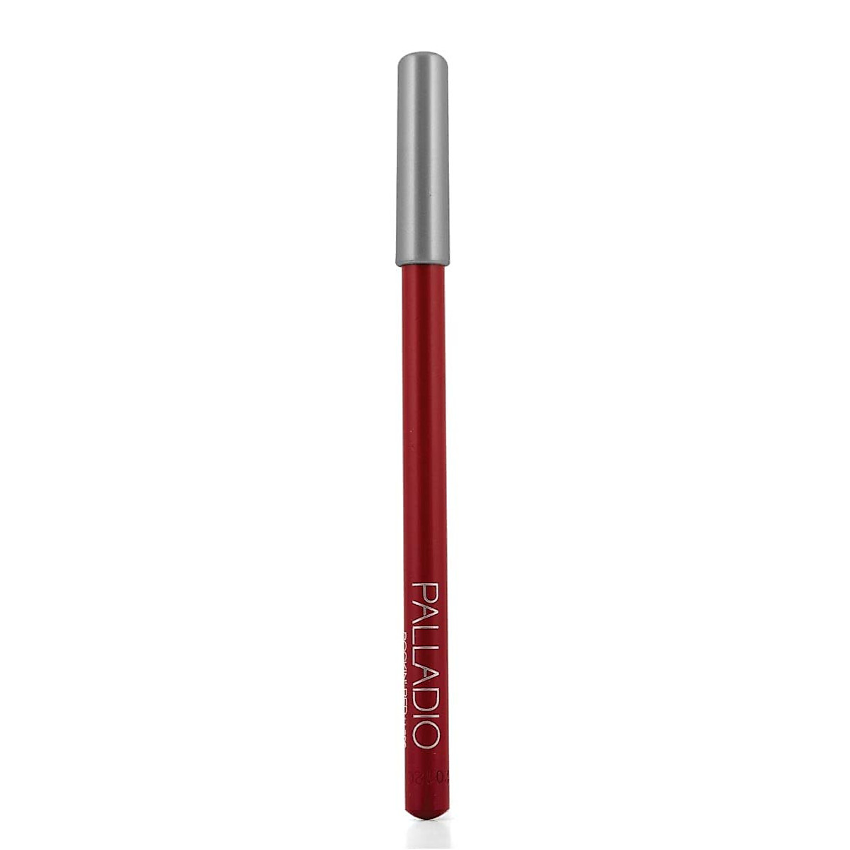 Palladio Lip Liner Pencil, Wooden, Firm yet Smooth, Contour and Line with Ease, Perfectly Outlined Lips, Comfortable, Hydrating, Moisturizing, Rich Pigmented Color, Long Lasting, Rockin Red