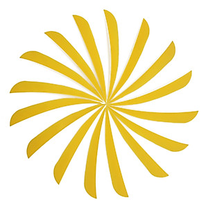 MILUWOND Arrow fletching 5 Inch Parabolic Shape Real Arrow Feather fletchings for Arrow Hunting Arrow DIY (50 Pack)