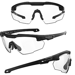HUNTERSKY HTS anti fog Tactical Shooting Glasses men S57 Military eye pro Ballistic safety glasses range shooting eye Protection OSHA Law Enforcement