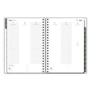 Southworth Academic Planner (July 2022-June 2023), 8.5" x 11", Rustic Sage Wreath, Premium 28#/105 gsm Paper, Twin Wire (91036)