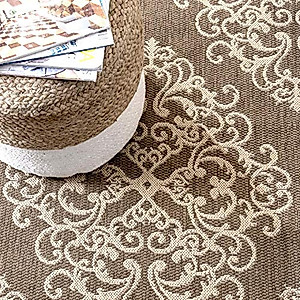 nuLOOM Frontier Coronated Trellis Indoor/Outdoor Area Rug, 8' x 10', Beige