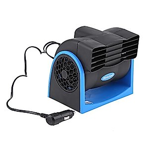 12V Car Auto Cooling Fan, Car Vehicle Electric Cooling Fan Auto Mini Adjustable Speed Silent Air Cooler