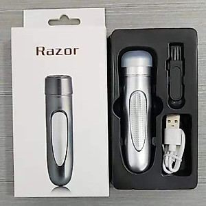 Men's Mini Single Head Shaver Men Electric Razor Manual Face Shaver for Man