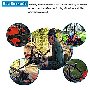 77700-01540 Steering Wheel Spinner Knob for Kubota B Series BX Series Sub-Compact L Series M Series RTV Series Tractor
