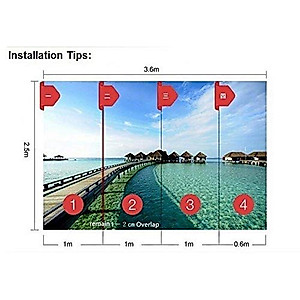 Mural Wallpaper,Fuji Japanese Flag Landscape Customize 4D Wallpaper Hd Print Art Print Large Silk Mural Poster Picture Wall Painting For Tv Wall Entrance Home Decor,500Cm(W)X320Cm(H)(16'4"X10'5")Ft