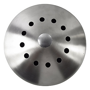 Abakoo Compost Bin 304 Stainless Steel Kitchen Composter Waste Pail Indoor Countertop Kitchen Bin Pail - includes 4 Filters (1.3 Gallon)