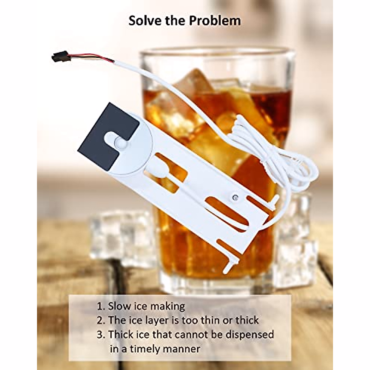 000008660 Ice Thickness Probe Assembly Fits for Manitowoc Indigo Series Ice Machine Part, Ice Thickness Control