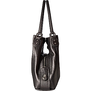 COACH Metallic Leather Edie 31 Sv/Metallic Graphite One Size