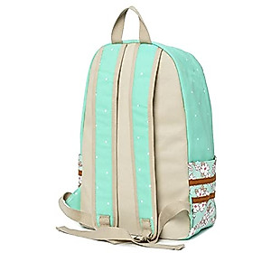 Teen Waterproof Classic Laptop Daypack Sundrop and Moondrop Daily Bookbag Durable Graphic Rucksack