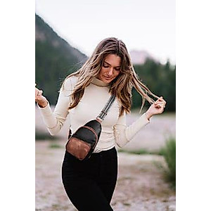 CLUCI Small Sling Bag For Women Bundles With Fanny Pack