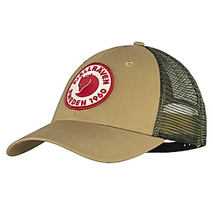 Fjallraven 1960 Logo Langtradarkeps Hat - Buckwheat Brown Small/Medium