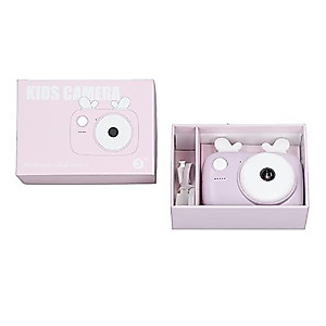 Restokki Kids Camera, 1280 * 720 Pixels Timed Shooting Children Digital Camera Mini Portable HD Selfie Camera Toys for Toddler' s Birthday Gift(Purple)