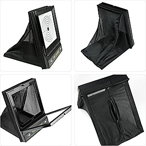 60 Shooting Practice Paper Airsoft Target - EZYoutdoor Portable & Reusable BB Target Trap Stand with Easy Clean Net Catcher - for Outdoor and Indoor Training