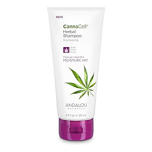 Andalou Naturals CannaCell Herbal Shampoo, Moisture Hit, 8.5 Ounce
