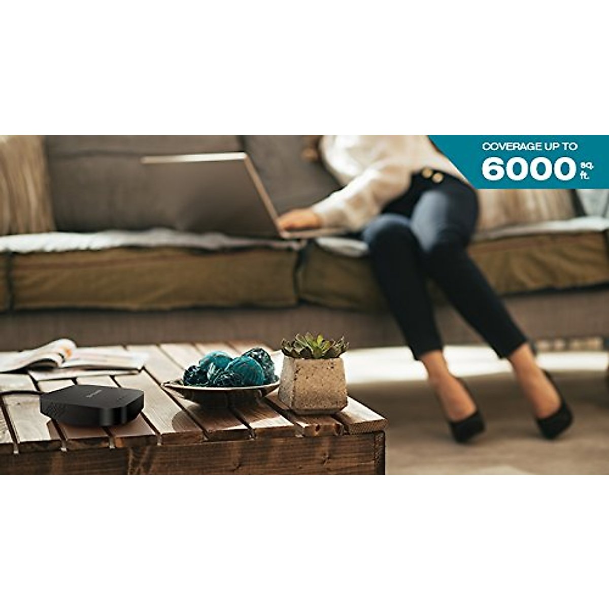 D-Link COVR Whole Home Mesh WiFi System AC3900, Up to 6,000 sq ft, Router & Seamless Extender Wireless Internet MU-MIMO (COVR-3902-US)
