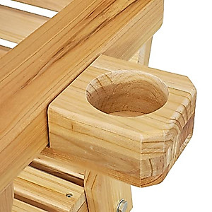 Sunnydaze Traditional Wooden Porch Swing - Hanging Outdoor Patio Wooden Bench - Porch and Patio Swing with Chains - Finished Wood Porch Swing - 2-Person Bench Swing - 58.5-Inch